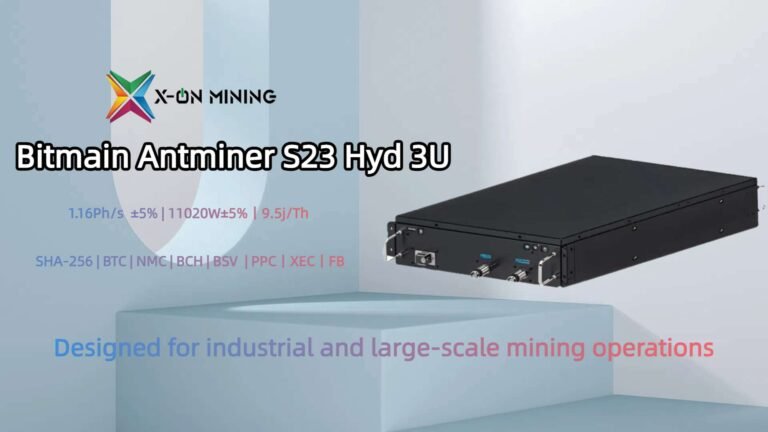 Bitmain Antminer S23 Hyd 3U 1.16Ph/s 11020W Bitcoin Miner - X ON MINING