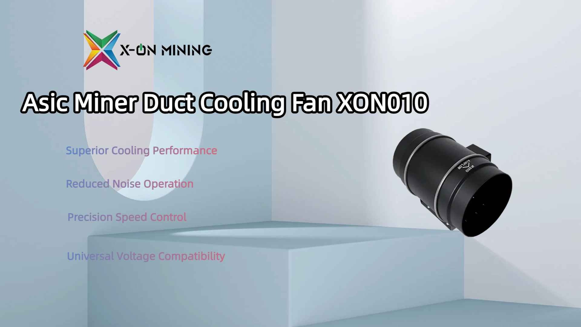 Silent Asic Miner Duct Cooling Fan XON010 - X ON MINING